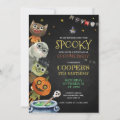 Halloween Birthday Spooky Costume Party Invitation | Zazzle