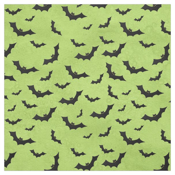 Art Deco Bat Pattern Fabric | Zazzle