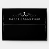 Halloween Black Envelope with Red blood Splatter | Zazzle