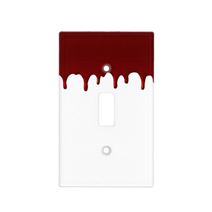 Halloween Bloody Red Drips Scary Light Switch Cover | Zazzle.com