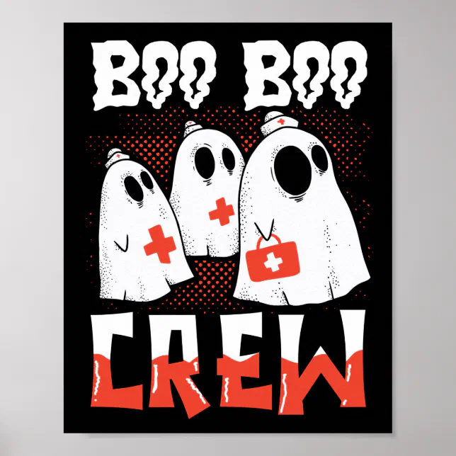 Halloween Boo Boo Crew Costume Poster | Zazzle
