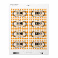 Halloween Boo Personalized Treat Bag Label | Zazzle