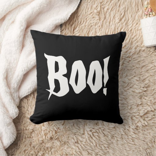 Halloween Boo Pillow | Zazzle
