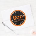Halloween Boo Stickers | Zazzle
