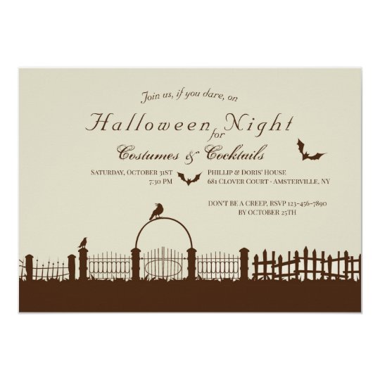 Halloween Border Invitation | Zazzle.com
