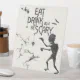 Halloween Buffet Food Table Pedestal Sign | Zazzle
