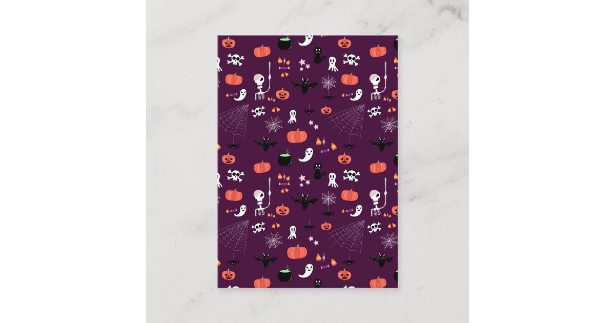 Halloween Calling Card | Zazzle