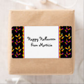 Halloween Candy Corn Custom Labels | Zazzle