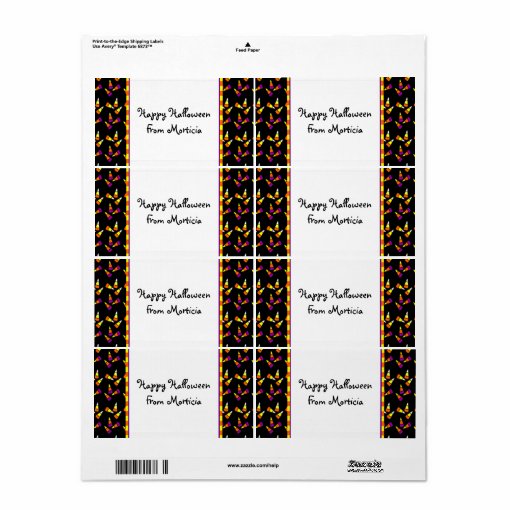 Halloween Candy Corn Custom Labels | Zazzle
