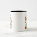 Halloween Candy Corn Funny Two-Tone Coffee Mug | Zazzle