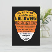 Halloween Candy Corn Party Invitation | Zazzle