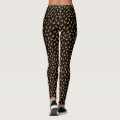 Halloween Candy Corn Pattern Leggings | Zazzle
