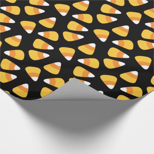 Halloween Candy Corn Pattern Wrapping Paper | Zazzle
