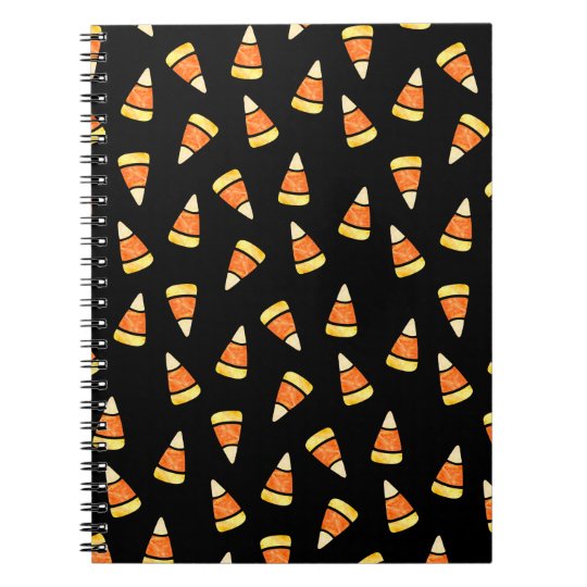 Halloween Candy Corn Print Notebook | Zazzle.com