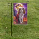 Halloween Cavalier King Vampire Pumpkins Scary Garden Flag | Zazzle