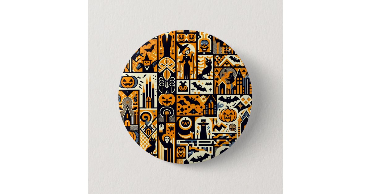 Halloween Characters Button | Zazzle