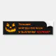 Halloween Climate Change Bumper Sticker | Zazzle