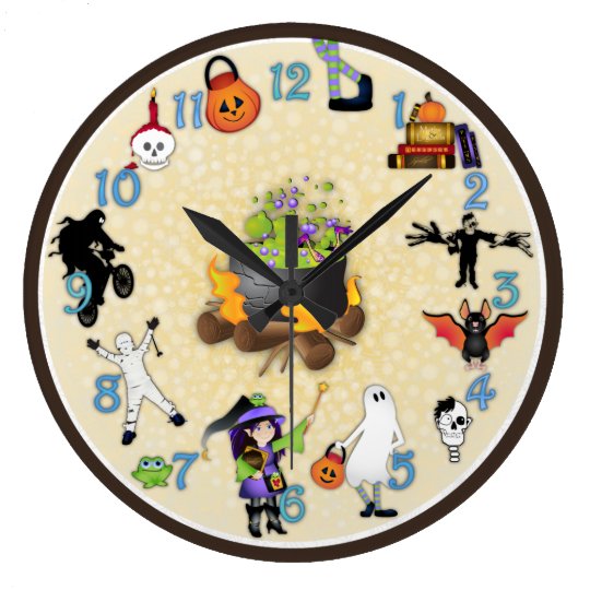 Halloween Clock | Zazzle.com