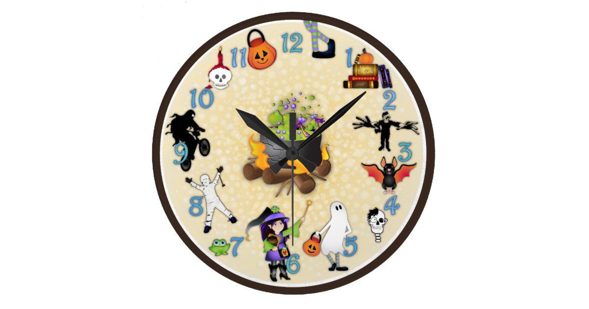 Halloween Clock | Zazzle
