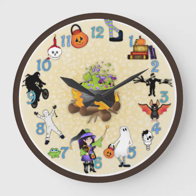 Halloween Clock | Zazzle