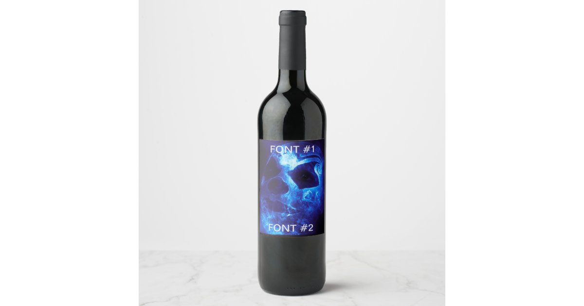 Halloween Clown Wine Bottle Wine Label | Zazzle