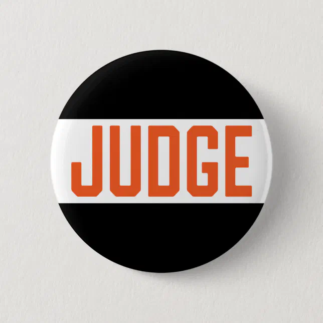 Halloween Costume Contest Judge Badge Button | Zazzle