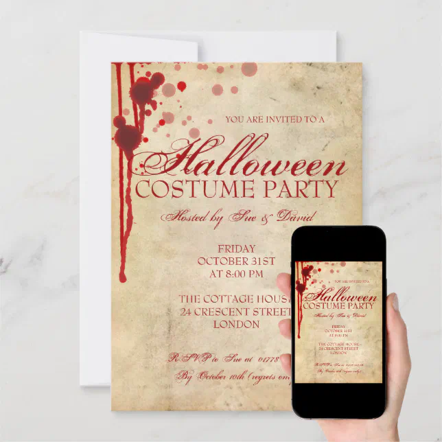 Halloween Costume Party Invitation | Zazzle