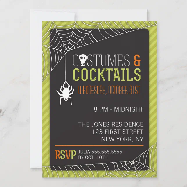 Halloween Costume Party Invitation | Zazzle