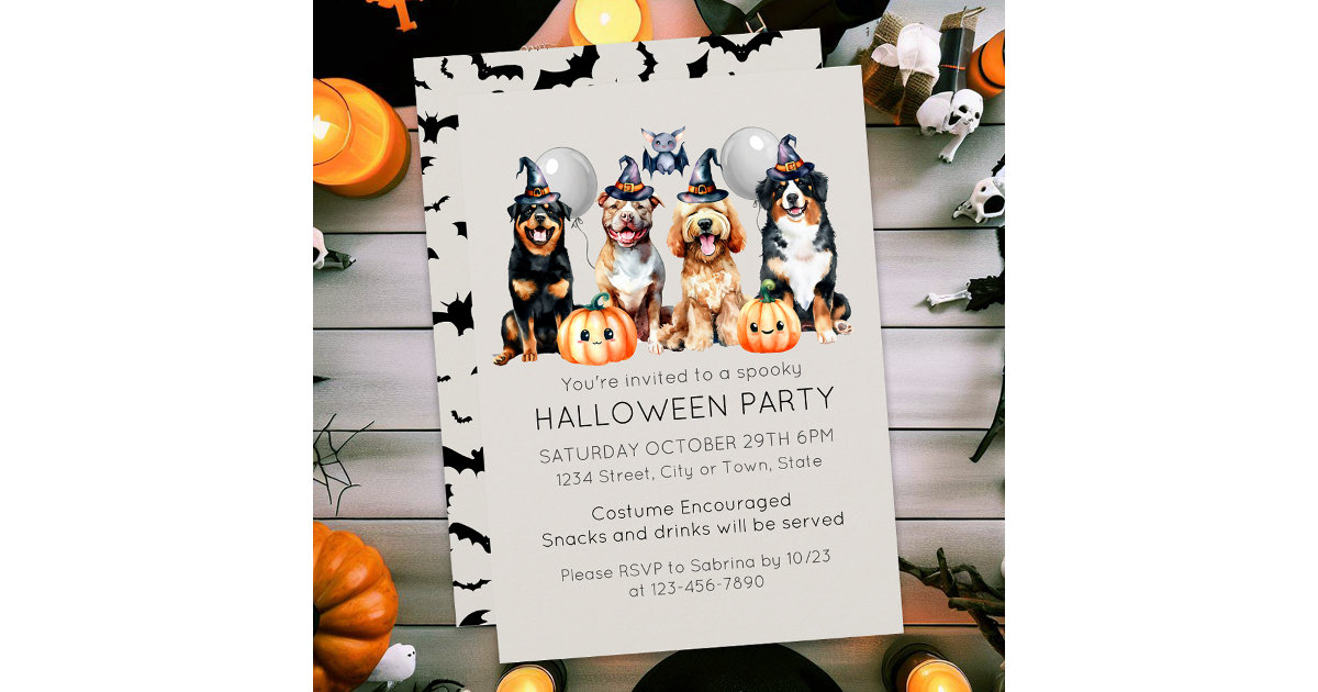 Halloween Costume Party Invitation | Zazzle