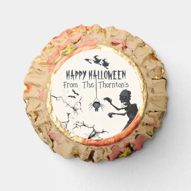 Halloween Costume Party Invitation Reese's Peanut Butter Cups | Zazzle