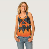 Halloween Costume Party Scary Pumpkin Tank Top | Zazzle