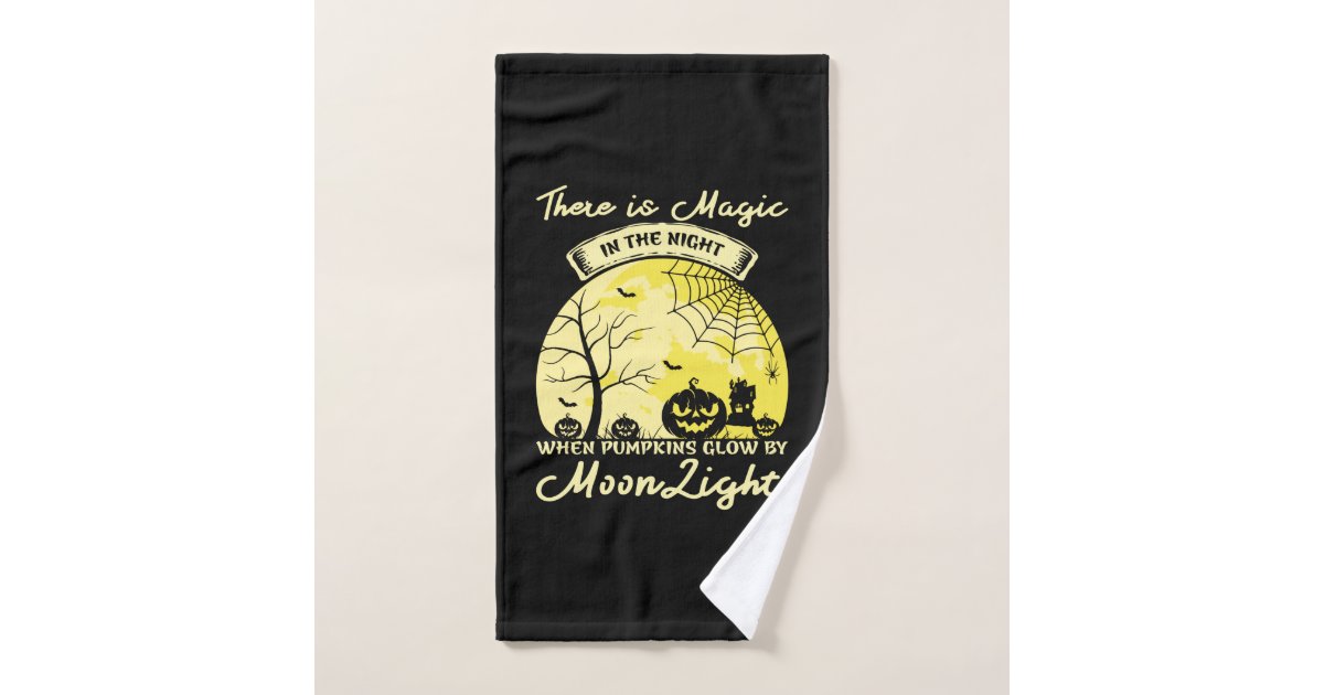 Halloween Costume | There Is Magic In The Night Hand Towel | Zazzle