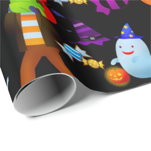Halloween Costumes Personalized Wrapping Paper | Zazzle