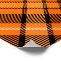 Halloween Crest over Tartan Poster | Zazzle