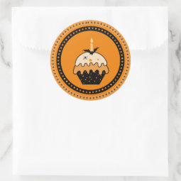 Halloween Cupcake Stickers | Zazzle