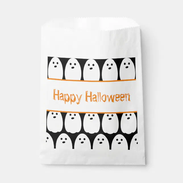 Halloween Cute Ghosts Favor Bag | Zazzle