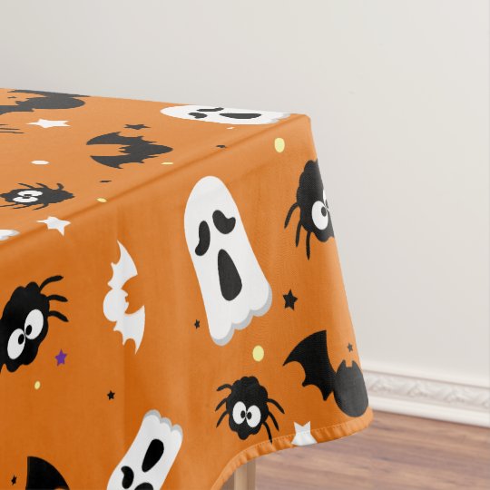 Halloween cute pattern tablecloth | Zazzle.com