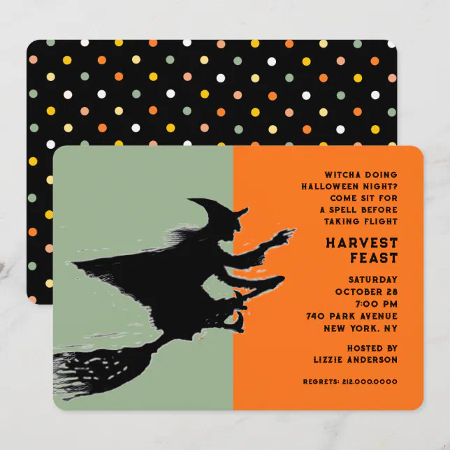 Halloween Dinner Party Invitation | Zazzle