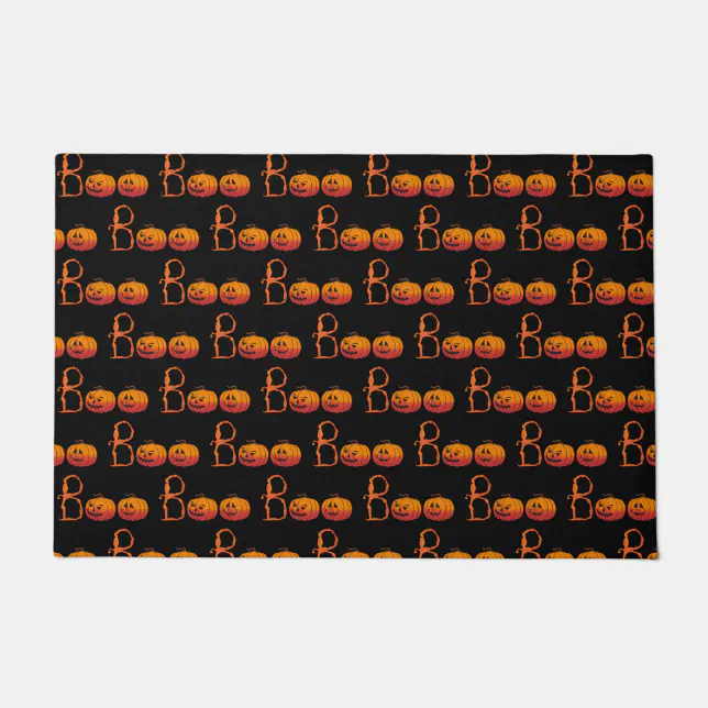Halloween Door Mat-Boo Doormat | Zazzle