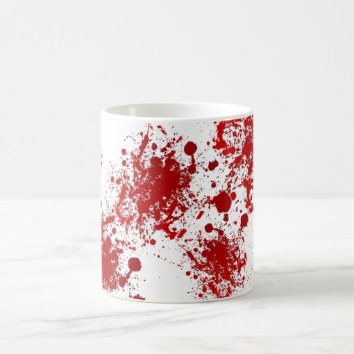 Halloween | Dripping Blood Splatters Pattern Coffee Mug | Zazzle