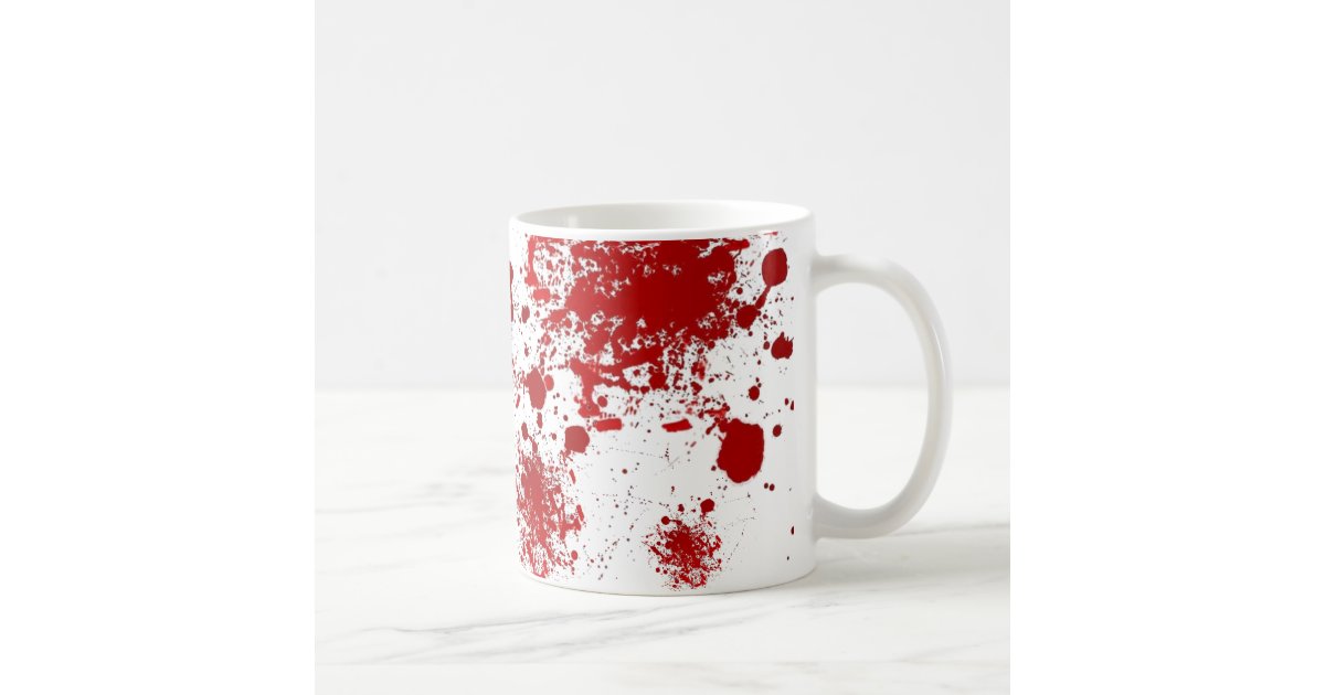 Halloween | Dripping Blood Splatters Pattern Coffee Mug | Zazzle