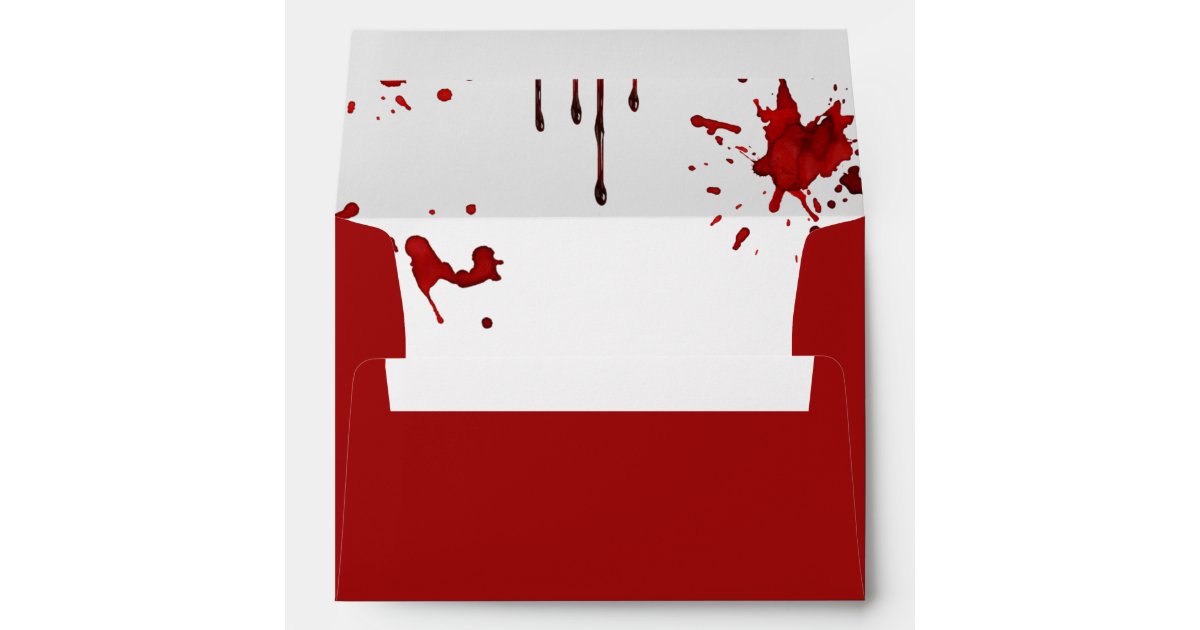Halloween Envelopes - Blood Dripping | Zazzle