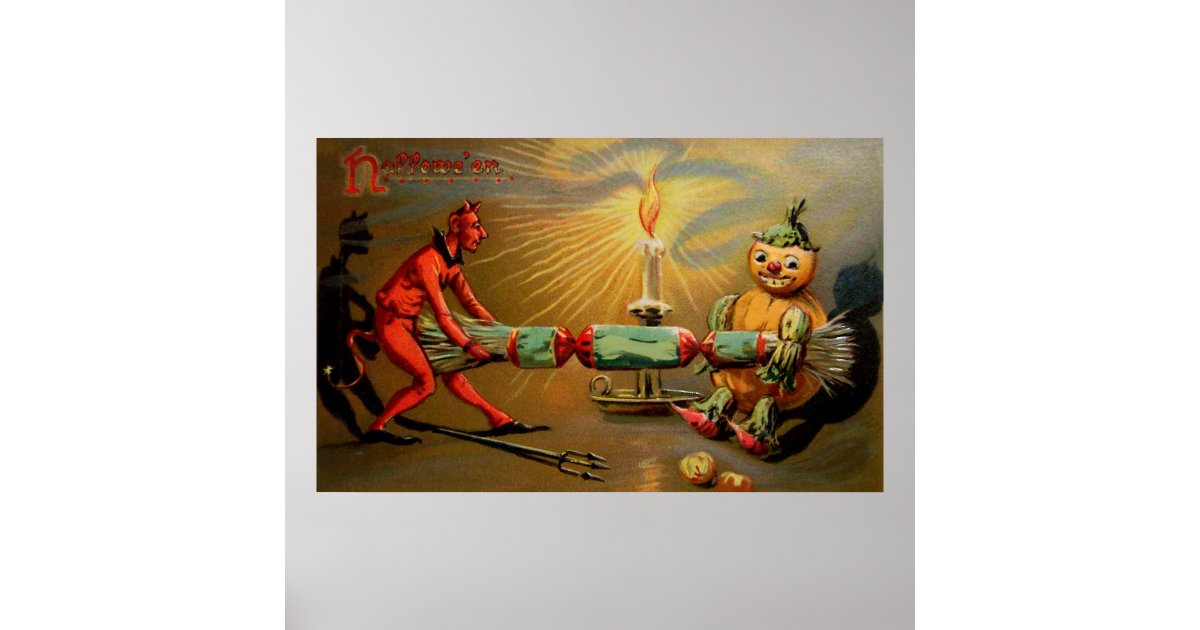 Halloween Firecracker Poster | Zazzle
