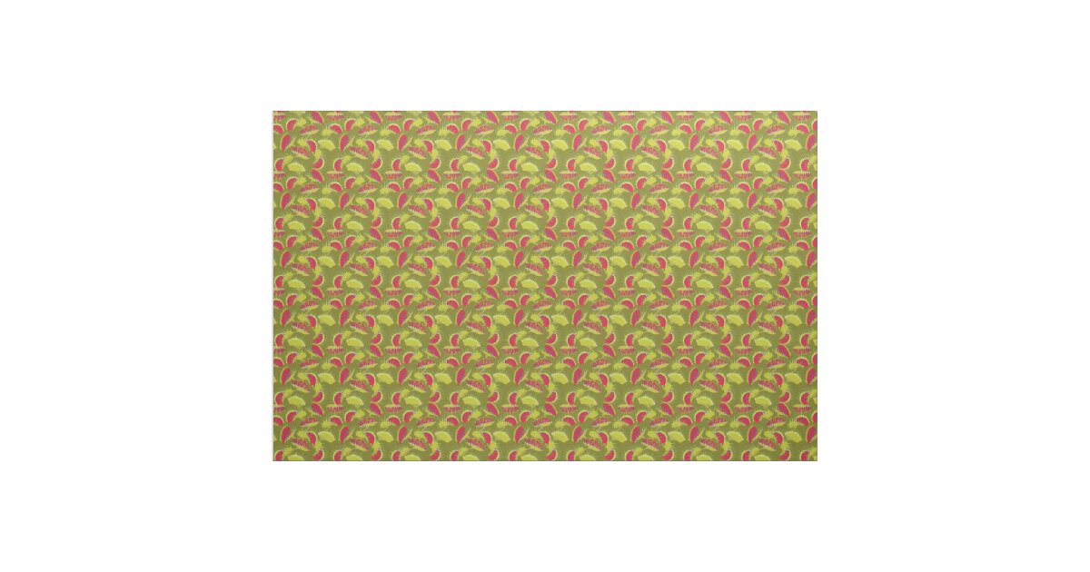 halloween fly trap fabric | Zazzle