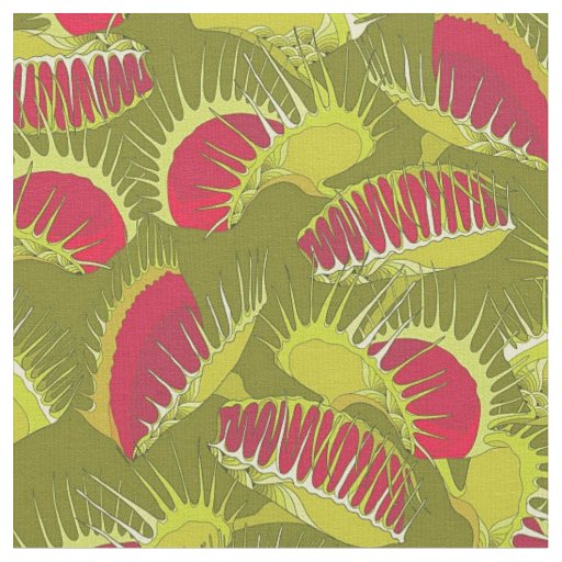 halloween fly trap fabric | Zazzle