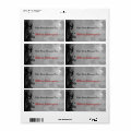 Halloween Full Moon Ravens Custom Bookplate Label | Zazzle