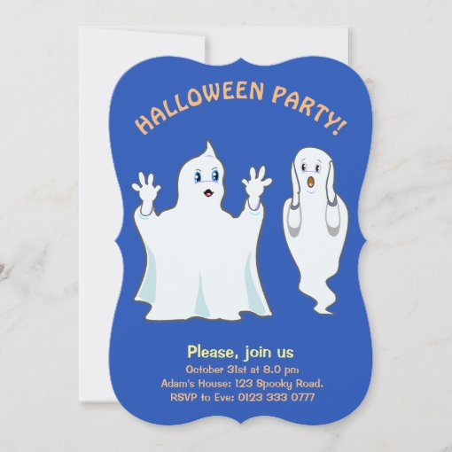 Halloween Ghost Invitation | Zazzle