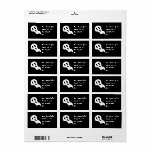 Halloween Ghost Label | Zazzle