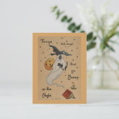 Halloween Ghost Postcard | Zazzle