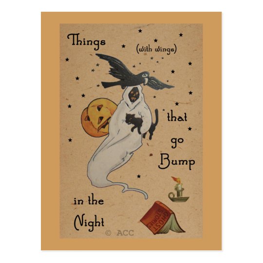 Halloween Ghost Postcard | Zazzle.com